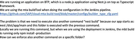 Fw Mta Build Tool Execute Extra Command · Issue 992 · Sapcloud Mta