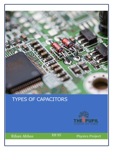 Different Types Of Capacitors And Their Applications Pdf Capacitor Capacitance
