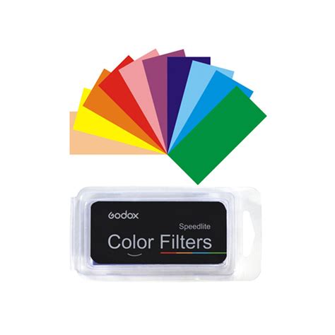 Godox Coloured Flash Gels For Speedlights│fotogenic│australia