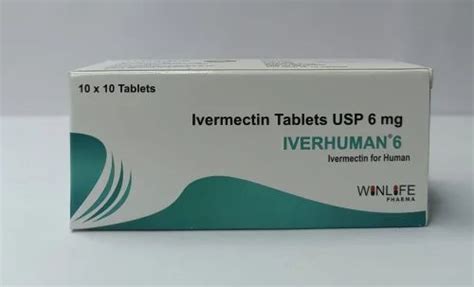 Iverhuman 6 Ivermectin Tablet 6mg At ₹ 50 Strip Of 10 Tablets In