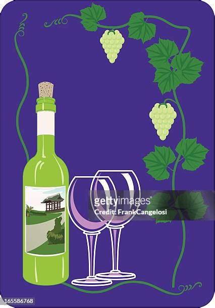 68 White Wine Bottle Background High Res Illustrations Getty Images