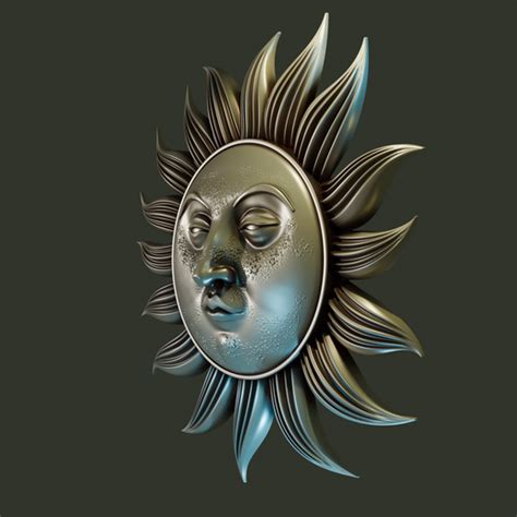 ☀️ Sun・free Stl File For 3d Printing And Cnc Machining Laser Cutting