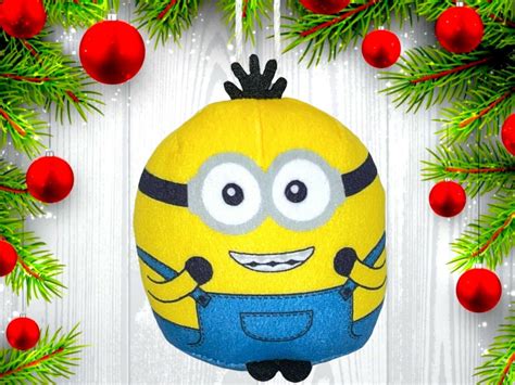 Despicable Me Otto Minion Plush 3 5 Custom Christmas Tree Ornament