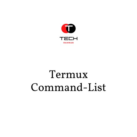 termux command list