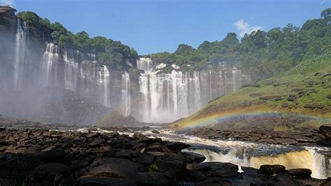 Kalandula Falls Background Images Hd Pictures And Wallpaper For Free Download Pngtree