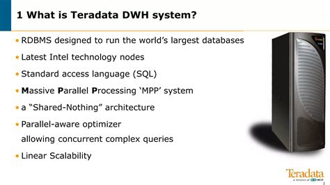 Teradata Introduction A Basic Introduction For Taradate System Architecture Ppt