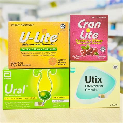 Urinary Alkalinizer Effervescent Utixuralcranliteu Lite Exp012026