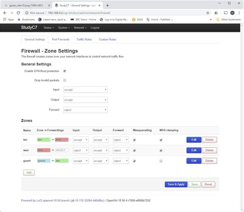 guest network on openwrt access point network and wireless