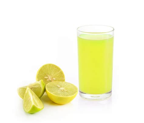 Premium Photo Green Drink Against White Background