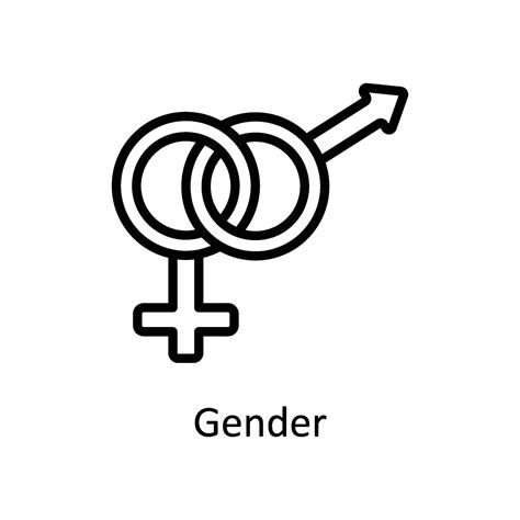 Gender Vector Outline Icon Style Illustration Eps 10 File 38467480