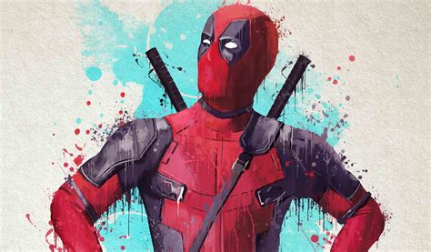 Deadpool Splash Art Wallpaper Hd Movies 4k Wallpapers Images Photos