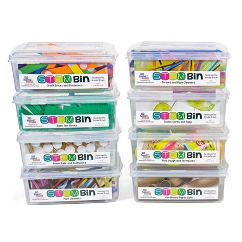 Brooke Brown Stem Bins Hand2mind