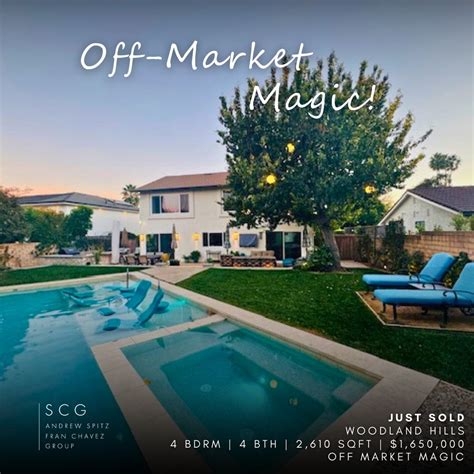Justsold Offmarketmagic Woodlandhillsrealestate Luxuryliving Dreamhome Andrew Spitz