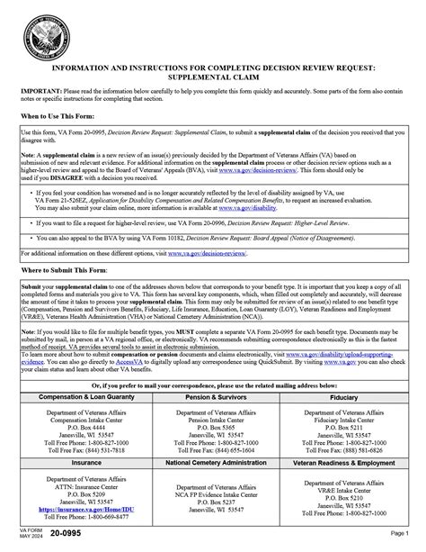 Va Form 20 0995 1pdf