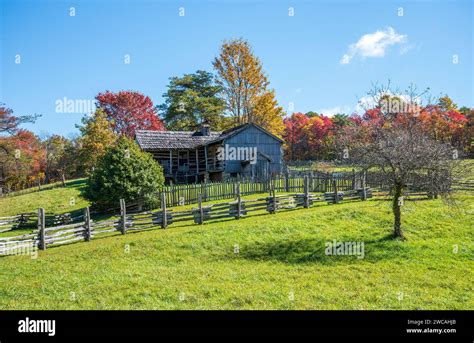 Fall Colors At The Hensleey Settlement At Cumberland Gap National