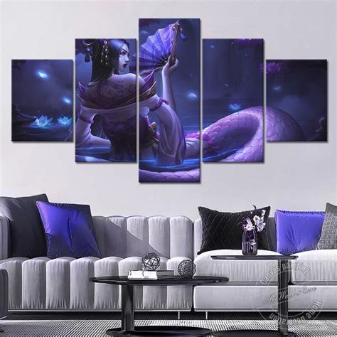 Cassiopeia Poster Spirit Blossom Skin Digital Canvas Printing League Of Legends Wall Arts Etsy