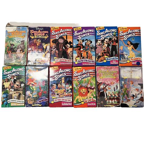 Vintage 1990s Disneys Sing Along Songs Grelly Usa
