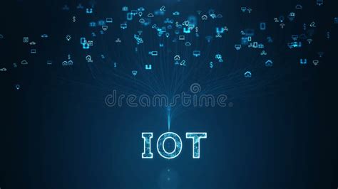 Internet Of Things Iot Conceptbig Data Cloud Computing Network Stock