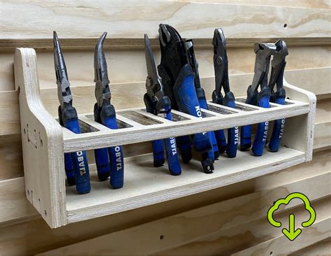 Cnc Router Files French Cleat Plier Organization Holder Vcarve Etsy