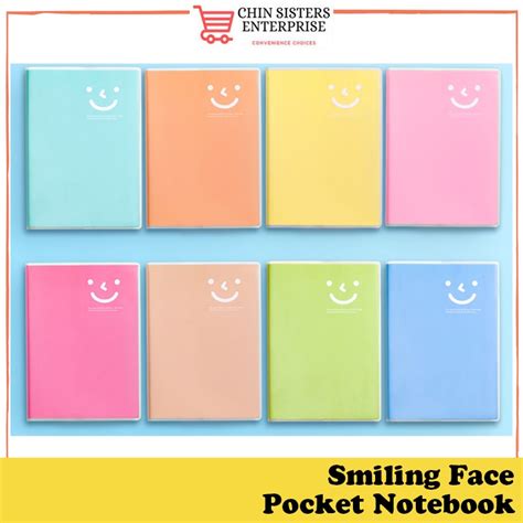 Smiling Face Pocket Notebook Sketchbook Mini Notebook Portable Notepad