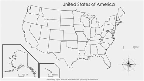 Download And Print Label The United States Map Printable Free Pdf
