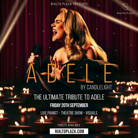 Adele By Candlelight Rialto Theatre Coventry Fri 20th September