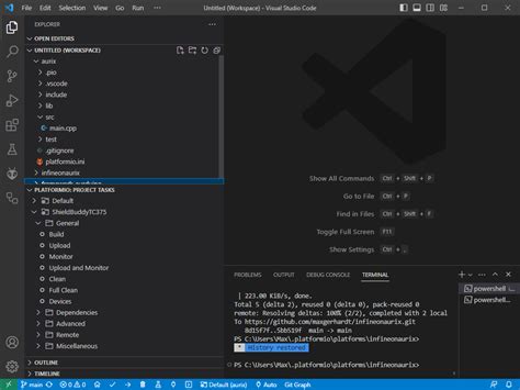 Display Pio And Explorer In Visual Studio Code Development Platforms