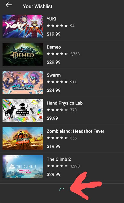 Wishlist NEVER Loading Full List No Matter What Network I M Connected To Or How Long I Leave It