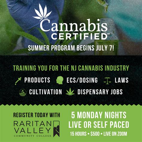 Cannabis Certification Raritan Valley Community College Rvcc Archyde