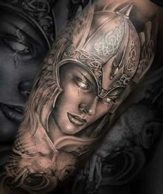 54 Norse Half Sleeve Ideas Viking Tattoos Nordic Tattoo Valkyrie Tattoo