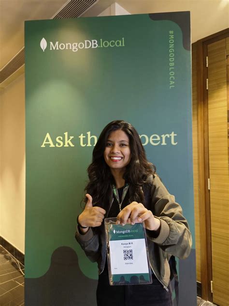 M R Kavya On Linkedin Mongodb Mongodblocal Loveyourdevelopers