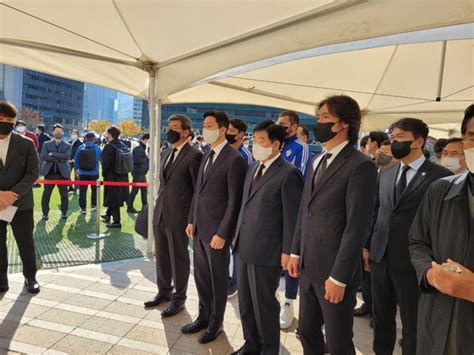 권오갑 Hd현대 회장 등 이태원 참사 조문···재계 발길 이어질 듯