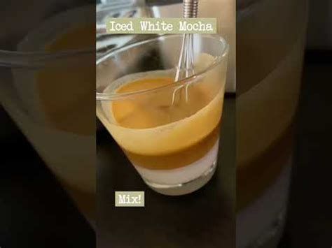 Iced White Mocha Asmr Starbuckscopycat Asmr Youtube