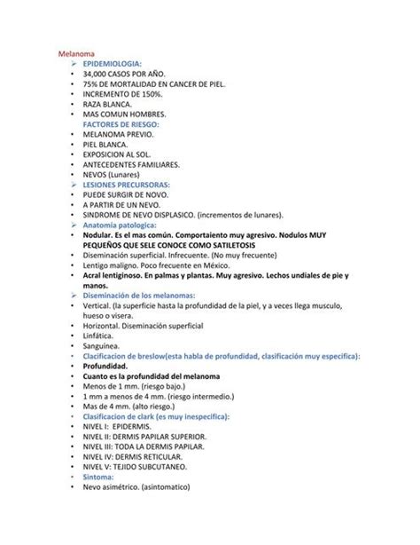 Melanoma Jorge Cuauhtémoc Estrada Molina Udocz