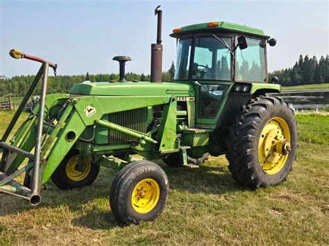 1977 John Deere 4240 W Jd 148 Loader Dual Hydraulics W Fork And