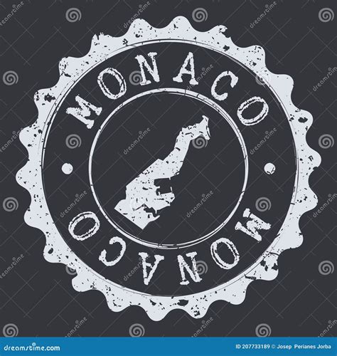 Passport Of Monaco Citizen Id Template Royalty Free Illustration