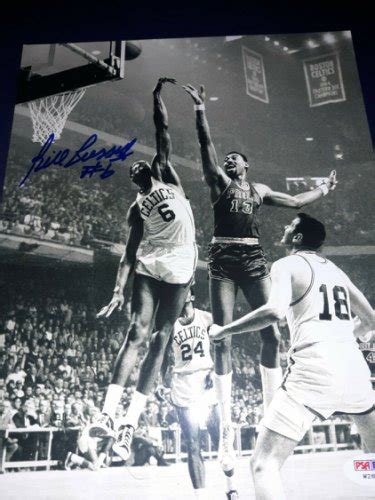 Bill Russell Autographed Memorabilia Signed Photo Jersey