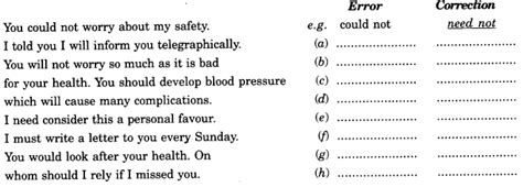Modals Exercises For Class 11 With Answers Cbse English Grammar