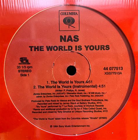 The World Is Yours Nas Lyrics