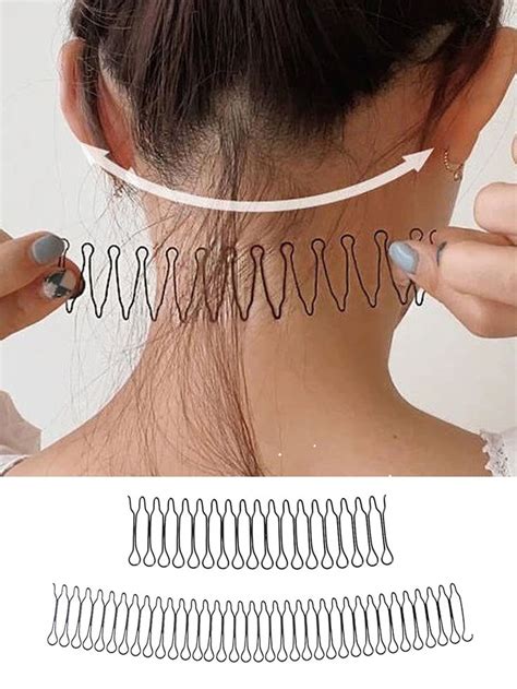 Conjunto De 2 Ferramentas Para Estilo De Cabelo De Liga De Mulheres Incluindo Presilhas