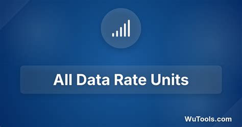 Data Rate Converter Bps Kbps Mbps Gbps Mbs
