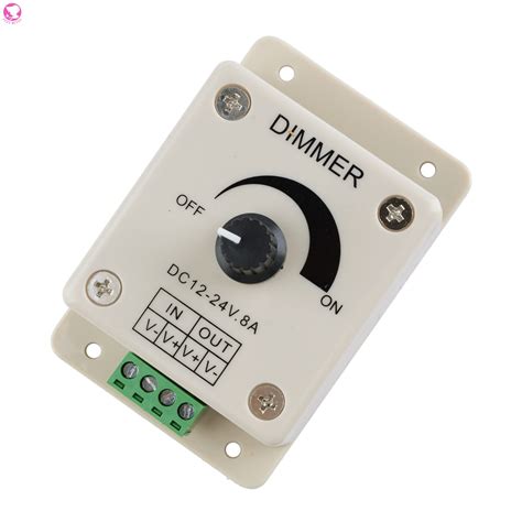 12v 8a Switch Dimmer Brightness Adjustable Controller For Dc Motor Led