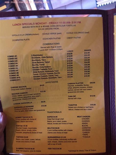Online Menu Of Tacos El Cabron Llc Restaurant Spokane Valley