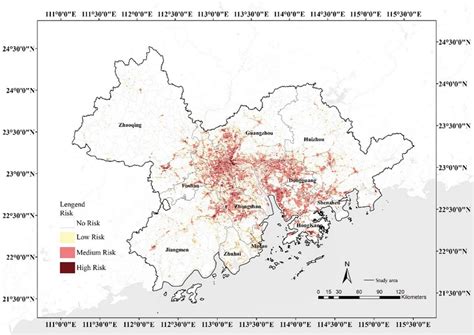 The Spatial Distribution Of Urban Waterlogging Risk Download