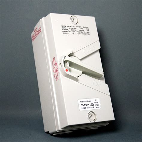 2 Phase 35a Weatherproof Isolator Switch Star Sparky Online