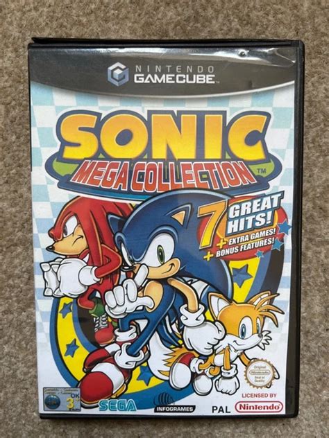 Sonic Mega Collection Sega Nintendo Gamecube Game Uk Pal Tested