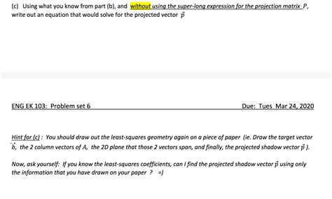 Problem A Least Squares Fit Problem Comparing Chegg