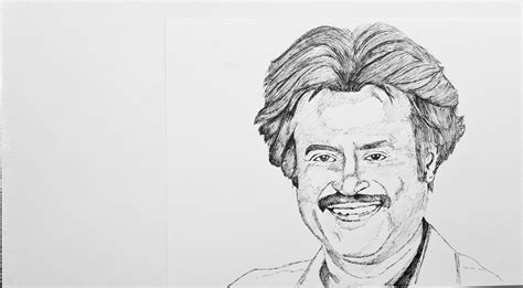 Drawing Superstar Rajinikanth R Portraitart