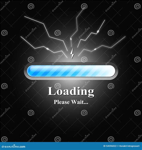 lightning loading stock vector illustration of loading 54596022
