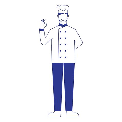 Premium Vector Chef Outline